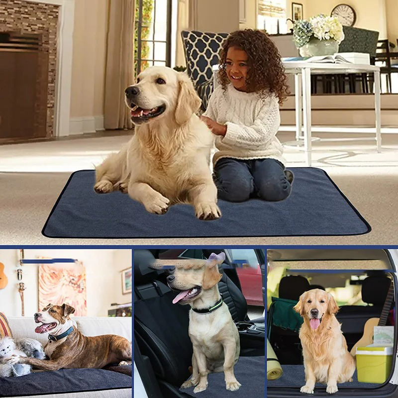 Washable Dog Pet Diaper Mat Waterproof Reusable Training Pad Urine ...